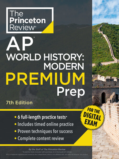 Princeton Review AP World History - Queens Public Library - OverDrive