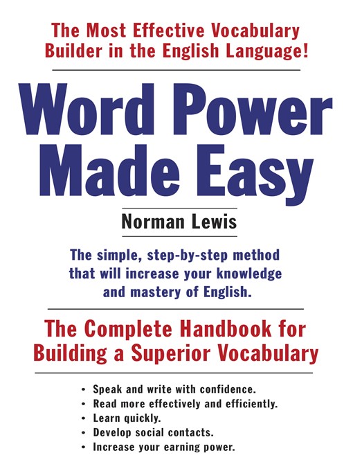 Word Power Made Easy | Naperville Public Library | BiblioCommons