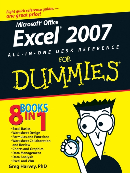 Libby - Excel 2007 All-In-One Desk Reference For Dummies