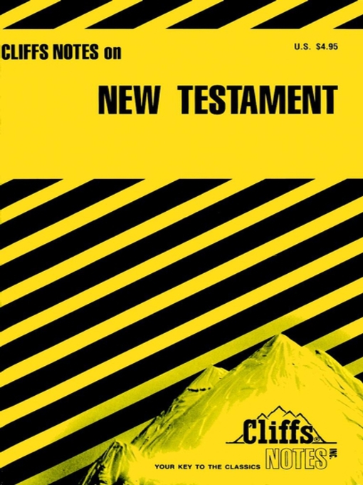 CliffsNotes The New Testament - Libby