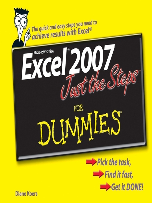 Libby - Excel 2007 Just the Steps For Dummies