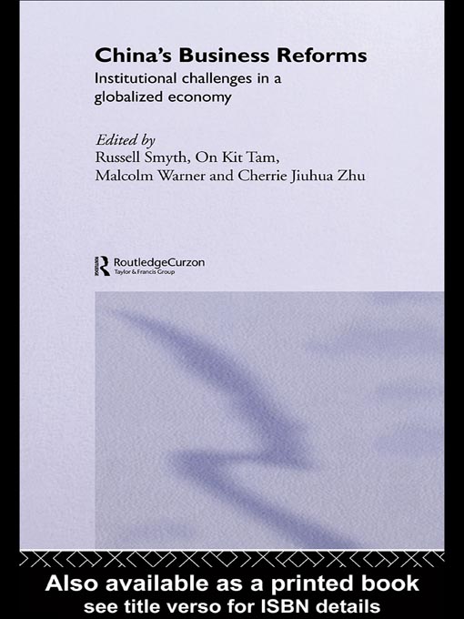 Libby - China's Business Reforms
