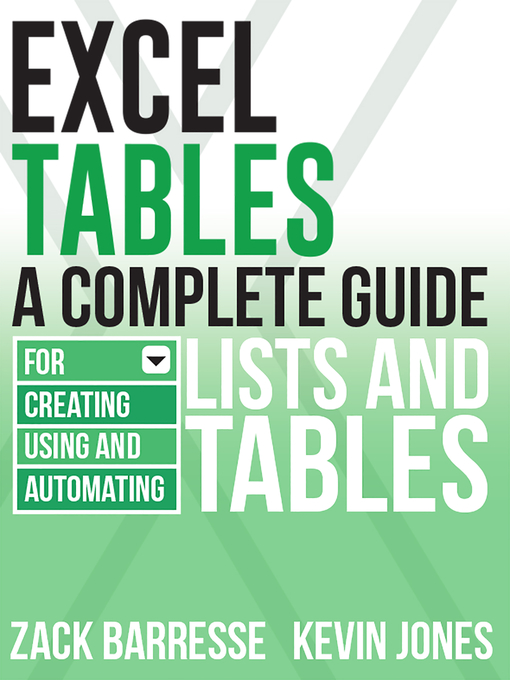 Libby - Excel Tables