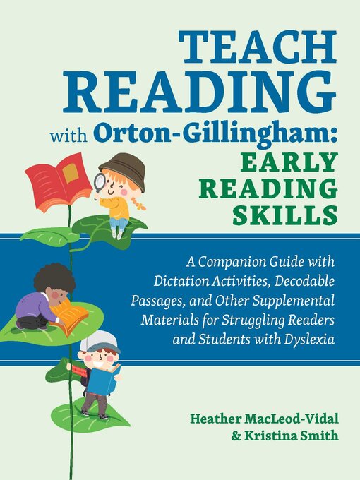 Teach Reading With Orton-gillingham: Early Reading Skills: a Companion ...