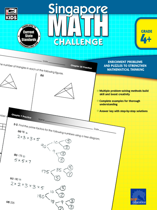 Singapore Math Challenge, Grades 4 - 6 - Toronto Public Library - OverDrive