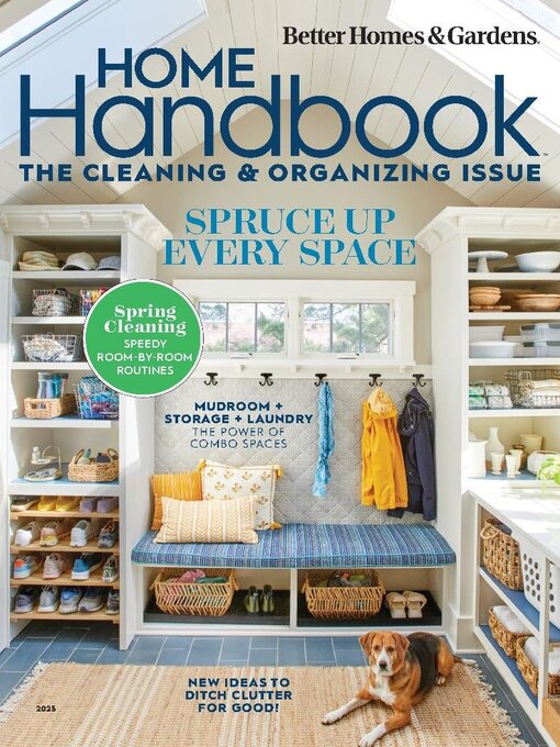 Better Homes & Gardens Home Handbook: The Cleaning & Organizing Issue ...