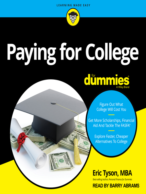 Paying For College For Dummies - Polk County Library Cooperative ...
