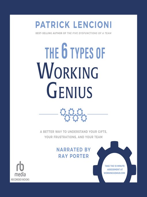The 6 Types Of Working Genius | King County Library System | BiblioCommons