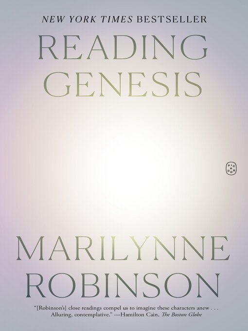 Reading Genesis | Marin County Free Library | BiblioCommons