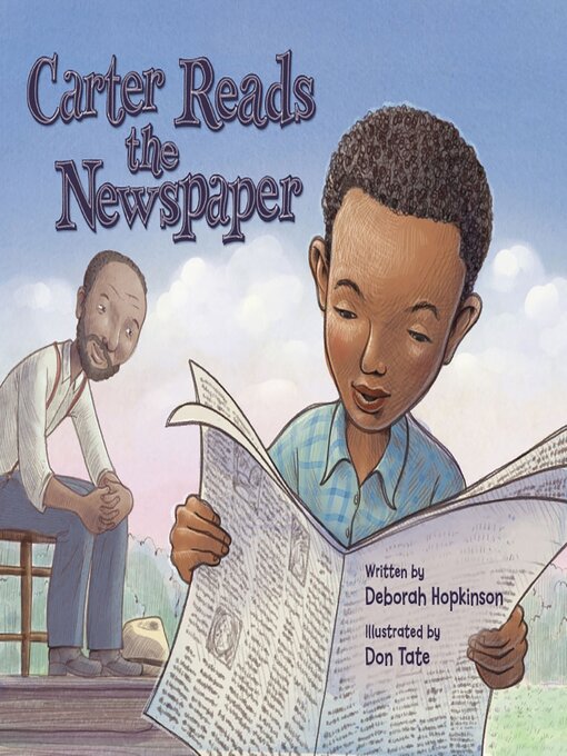 Carter reads the newspaper - Brooklyn Public Library