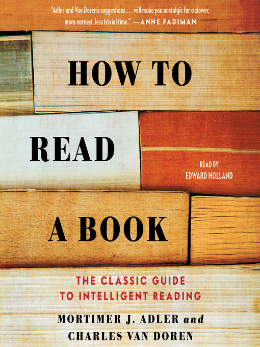 Libby - How to Read a Book