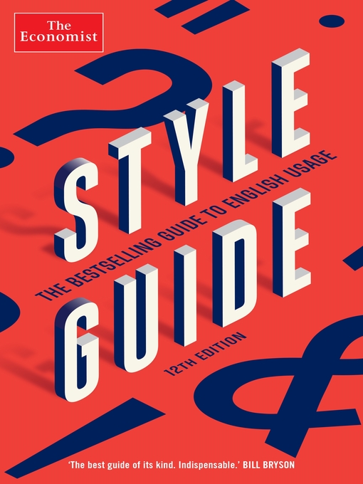The Economist Style Guide - National Library Board Singapore - OverDrive