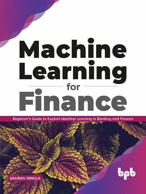 Machine Learning for Finance | Fulton County Library System | BiblioCommons