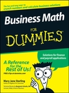 Business math for dummies - Brooklyn Public Library