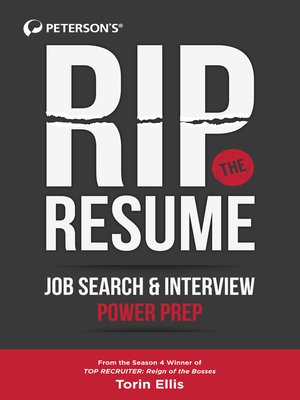 Rip the Resume--Job Search & Interview Power Prep by Torin Ellis ...