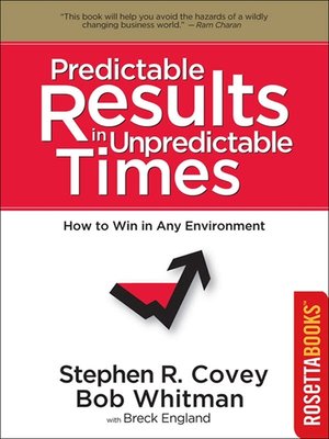 eBook - Predictable Results in Unpredictable Times by Stephen Covey ...