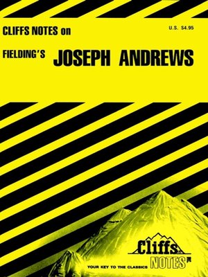 CliffsNotes on Fielding's Joseph Andrews by Michael B. Mavor ...