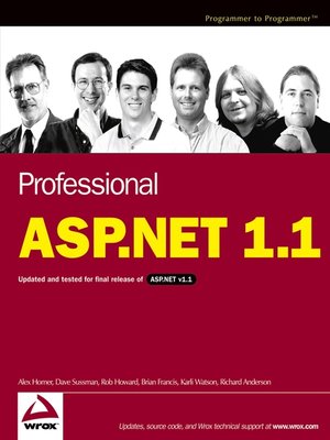 Professional ASP.NET 1.1 by Alex Homer · OverDrive: Free ebooks ...