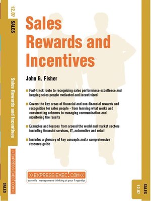 eBook - Sales Rewards and Incentives by John G. Fisher · OverDrive ...