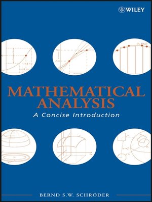 Mathematical Analysis by Bernd S. W. Schröder · OverDrive: Free ebooks ...