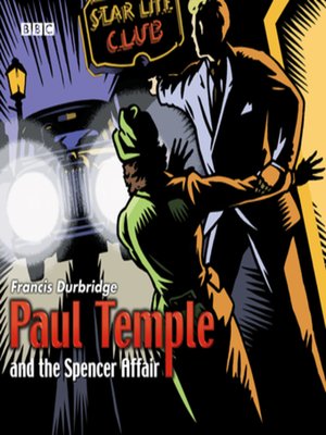 Audiobook - Paul Temple and the Spencer Affair by Francis Durbridge ...