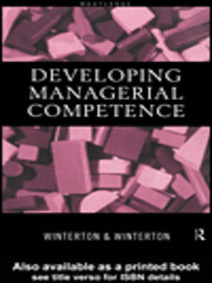 Developing Managerial Competence by Jonathan Winterton · OverDrive ...