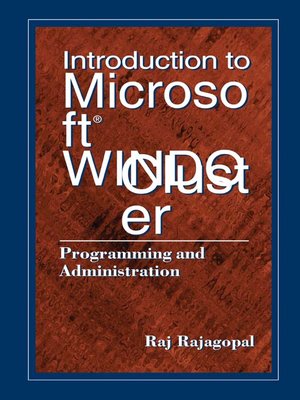 eBook - Introduction to Microsoft Windows NT Cluster Server by Raj ...