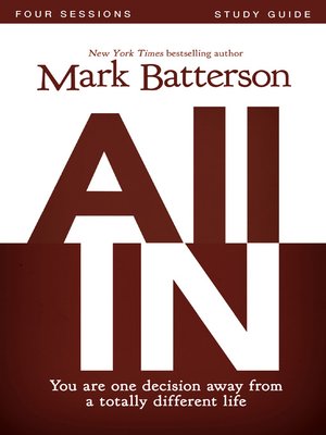 All in Study Guide by Mark Batterson · OverDrive: ebooks, audiobooks ...