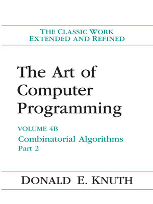 eBook - The Art of Computer Programming, Volume 4B by Donald E. Knuth ...