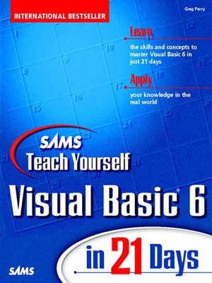 Sams Teach Yourself Visual Basic® 6 in 21 Days by Greg Perry ...