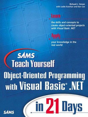 Sams Teach Yourself Object-Oriented Programming with Visual Basic® .NET ...