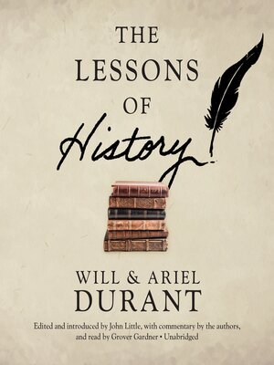 Audiobook - The Lessons of History by Will Durant · OverDrive: Free ...