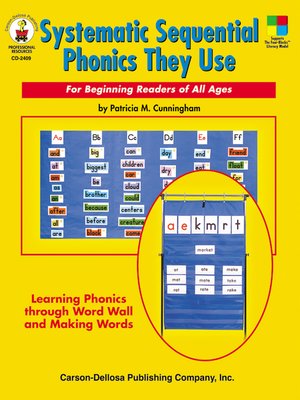 eBook - Systematic Sequential Phonics They Use by Cunningham ...