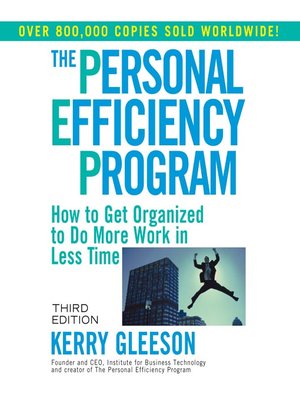 Audiobook - The Personal Efficiency Program by Kerry Gleeson ...