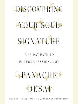 Audiobook - Discovering Your Soul Signature by Panache Desai ...