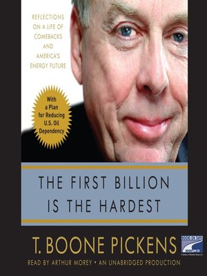 Audiobook - The First Billion is the Hardest by T. Boone Pickens ...