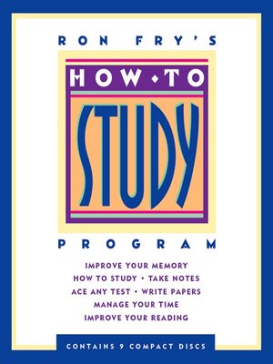 How to Study Program by Ron Fry · OverDrive: Free ebooks, audiobooks ...