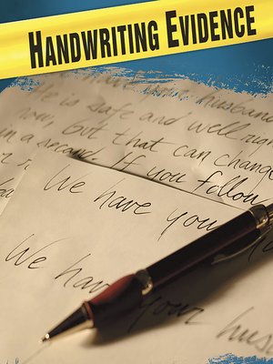Handwriting Evidence by Michael Martin · OverDrive: Free ebooks ...