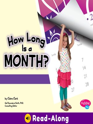 eBook - How Long Is a Month? by Claire Clark · OverDrive: Free ebooks ...