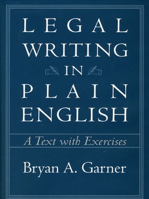 eBook - Legal Writing in Plain English by Bryan A. Garner · OverDrive ...