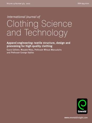 International Journal of Clothing Science and Technology, Volume 14 ...