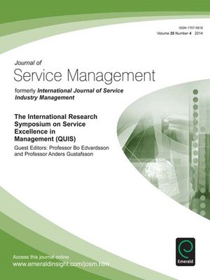 Journal of Service Management, Volume 25, Issue 4 by Anders Gustafsson ...
