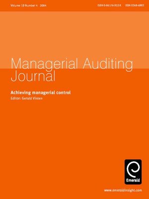 Managerial Auditing Journal, Volume 19, Issue 4 by Gerald Vinten ...