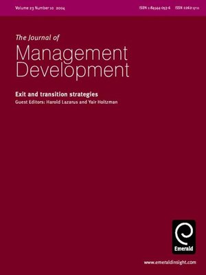 Journal of Management Development, Volume 23, Issue 10 by Harold ...