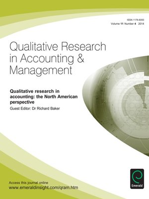 eBook - Qualitative Research in Accounting & Management, Volume 11 ...
