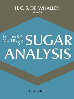 eBook - ICUMSA Methods of Sugar Analysis by H. C. S. De Whalley ...