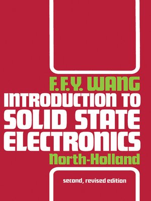 Introduction to Solid State Electronics by F.F.Y. Wang · OverDrive ...