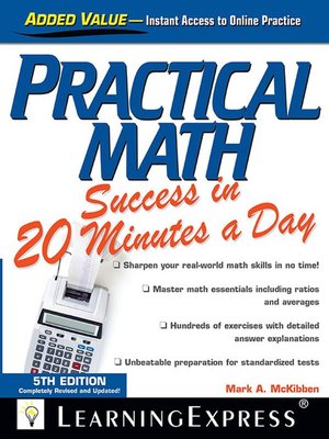 Practical Math Success in 20 Minutes a Day by Mark A. McKibben ...