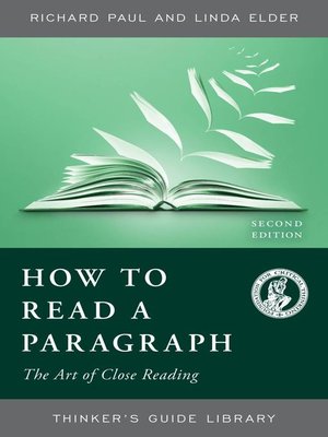 How to Read a Paragraph by Richard Paul · OverDrive: ebooks, audiobooks ...