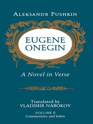 eBook - Eugene Onegin by Aleksandr Pushkin · OverDrive: Free ebooks ...